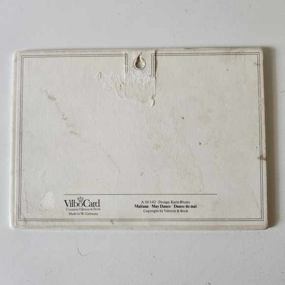 Villeroy & Boch | Art | Vintage Vilbo Card Villeroy Boch Porcelain ...